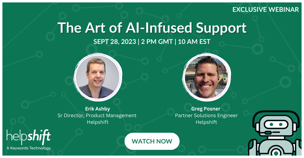 Webinar The Art of AI Infused Support